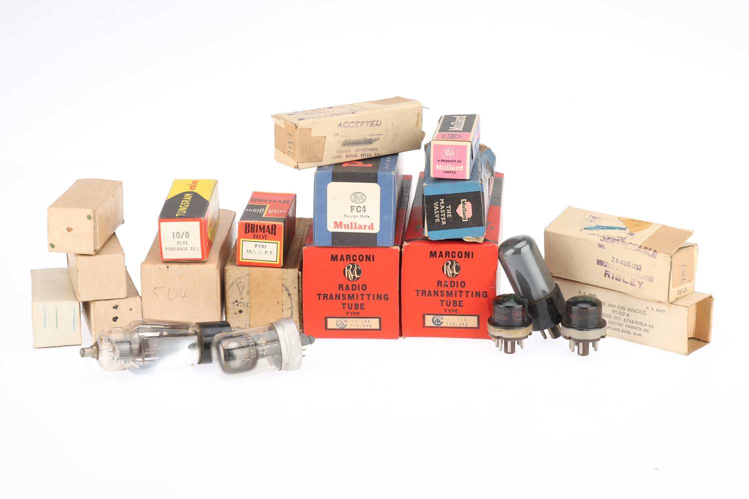 Lot 739 - A Selection of Radio Valves,