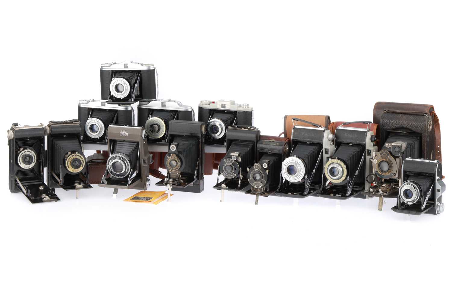 Lot 256 - A Selection of Folding Cameras,